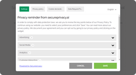 プリファレンスセンター｜Secure Privacy正規販売代理店 DXable